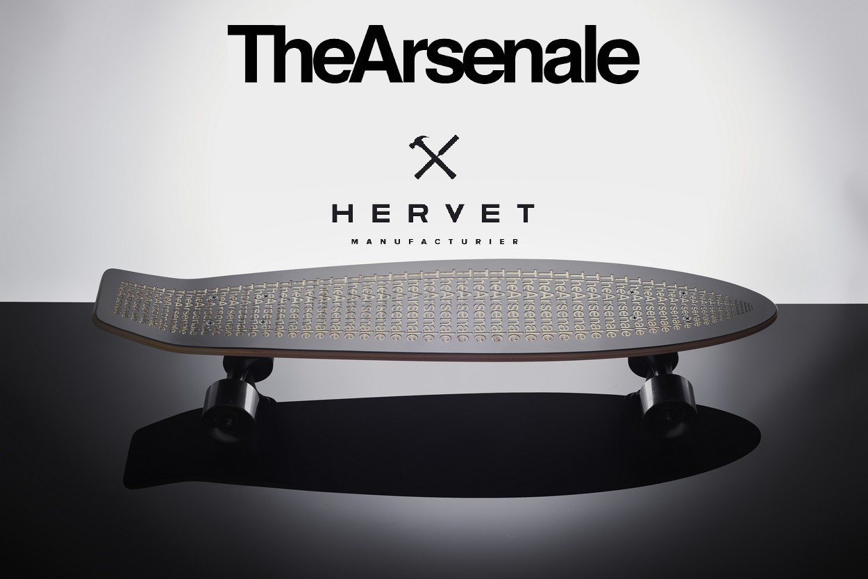 Le skate fait à la main, The Arsenale x Hervet Manufacturier