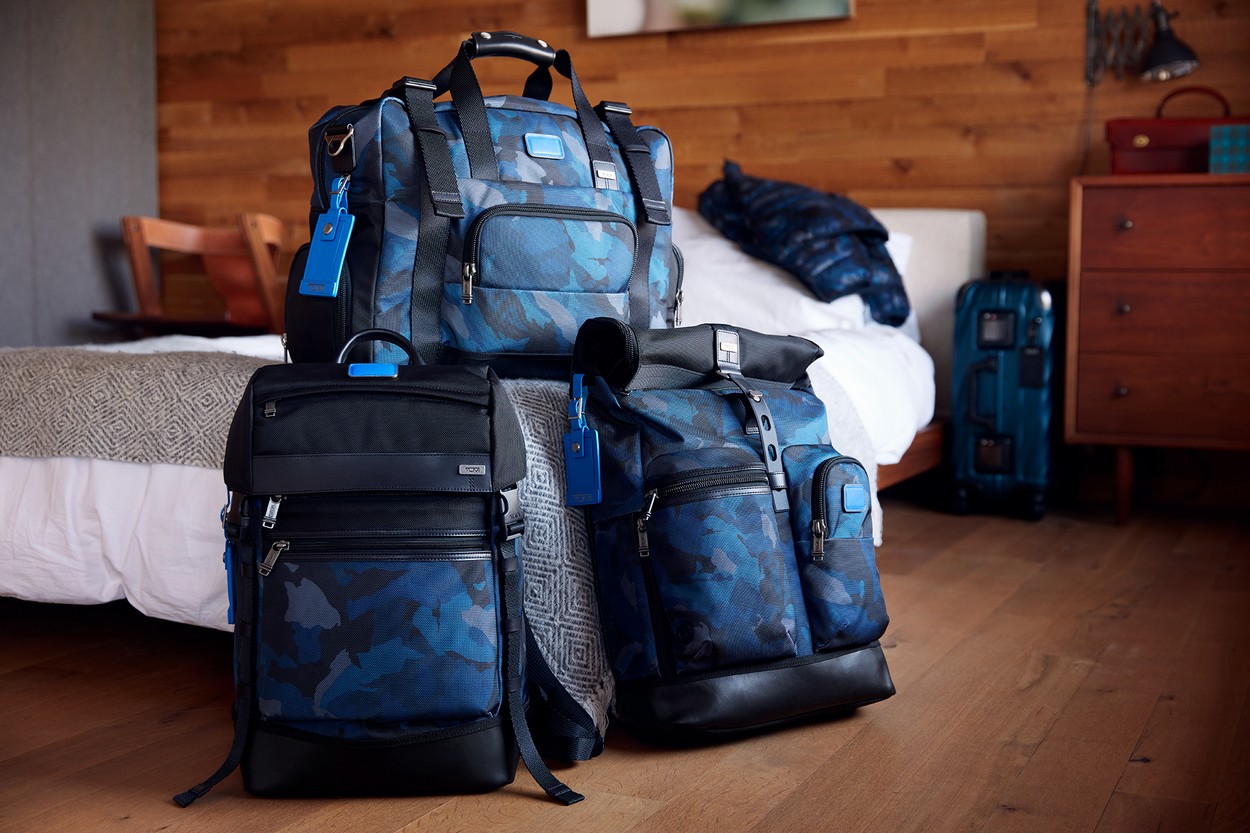 (Français) TUMI habille l'Alpha Bravo d'un nouvel imprimé Blue Camo