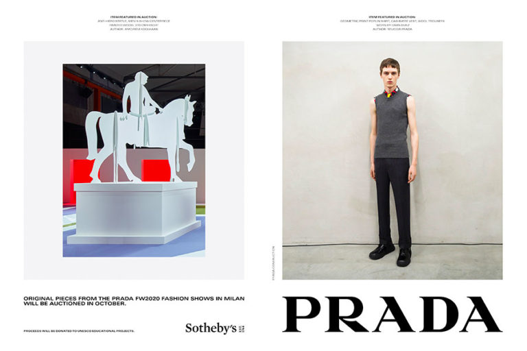 Prada signe une campagne Automne/Hiver 2020 engagée en partenariat avec ...