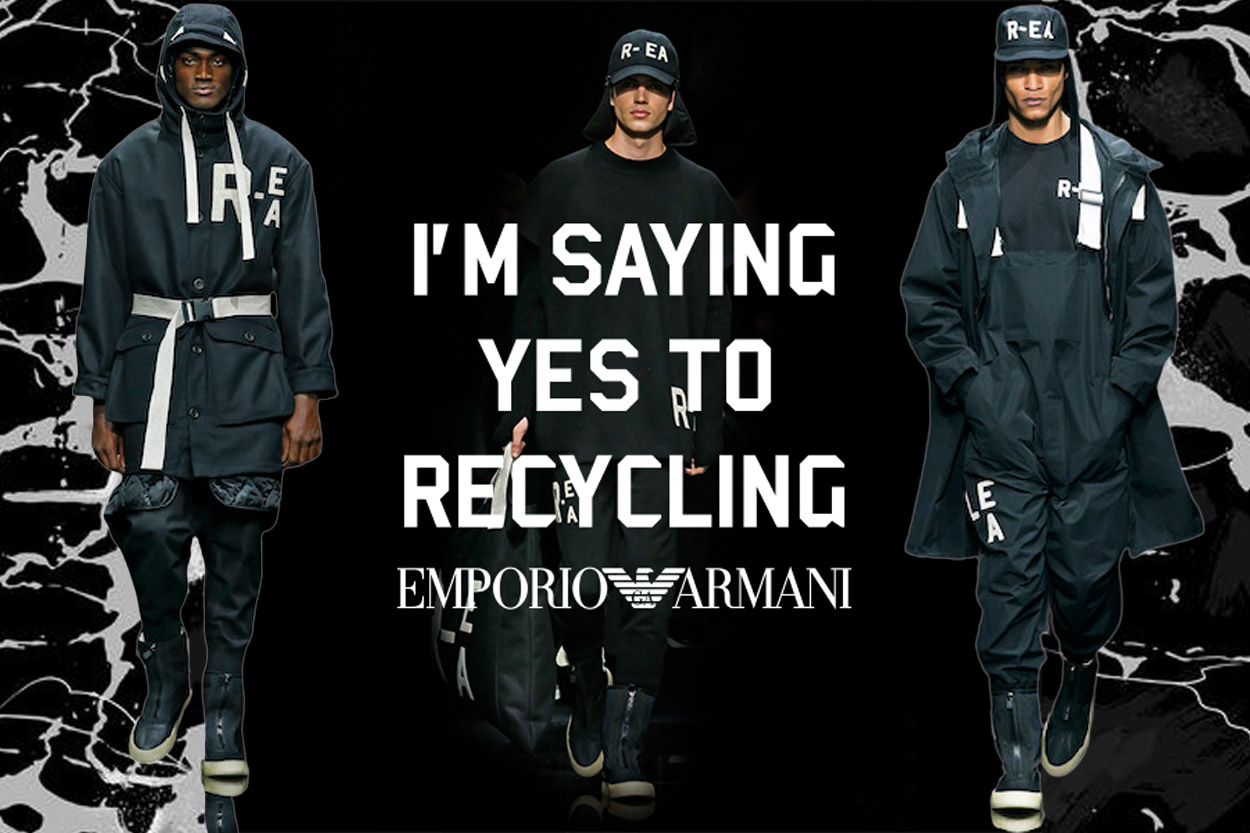 R-EA : La collection durable d'Emporio Armani | Viacomit