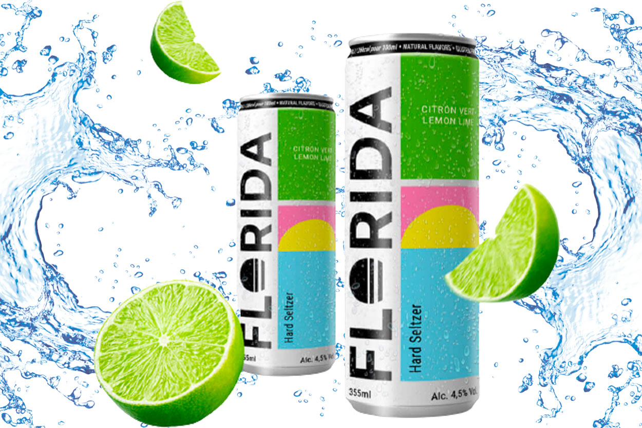 FLORIDA Hard Seltzer, l’eau pétillante alcoolisée américaine débarque ...