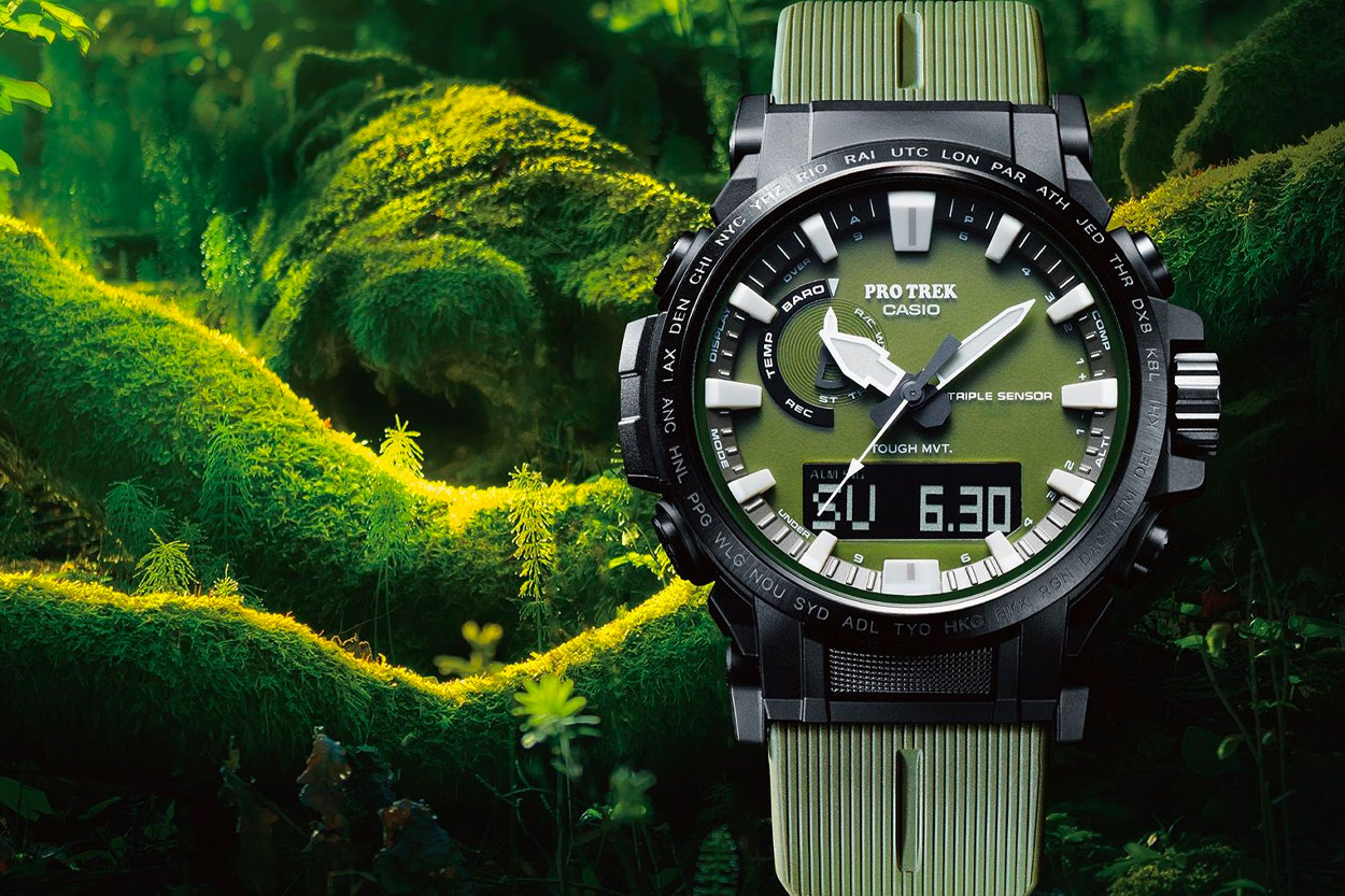 Casio PRO TREK dévoile sa nouvelle montre en plastiques biosourcés ...