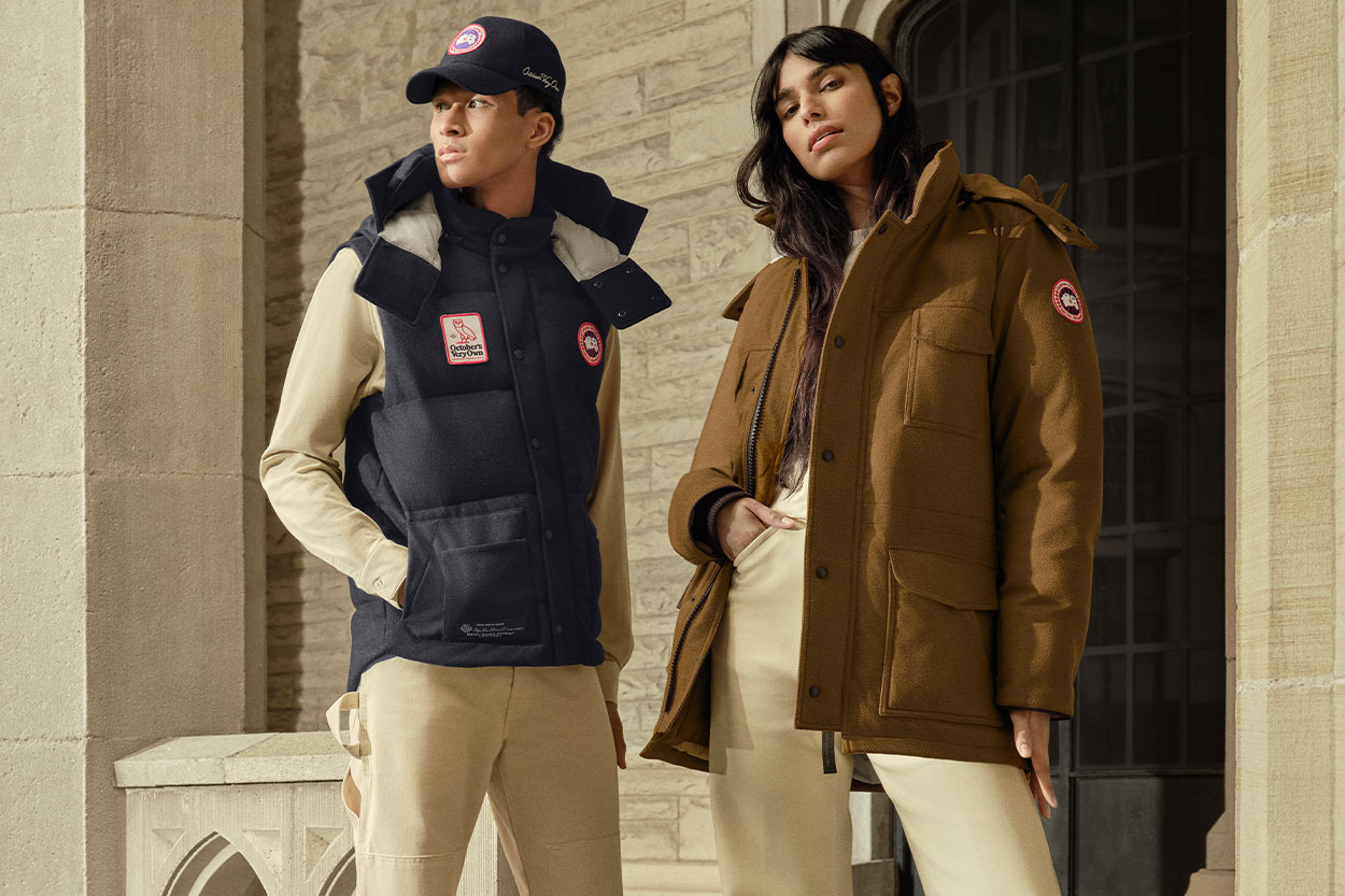 Nouvelle collaboration Canada Goose x October's Very Own Automne/Hiver ...
