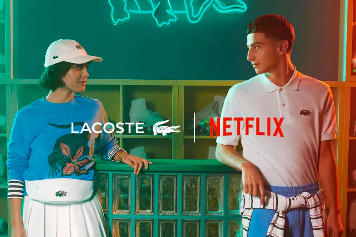LACOSTE s'associe à Netflix pour sa dernière collection | Viacomit