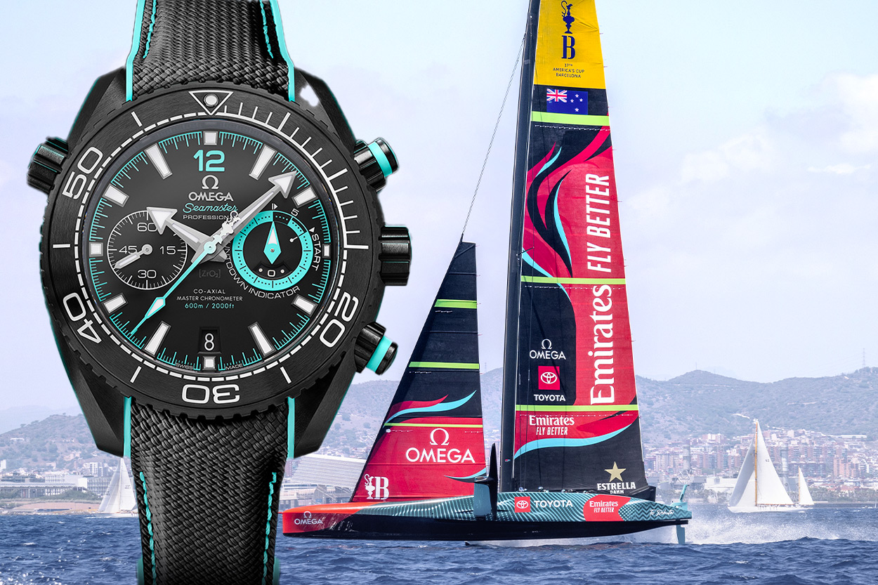 La dernière Seamaster d'OMEGA rend hommage à Emirates Team New Zealand ...