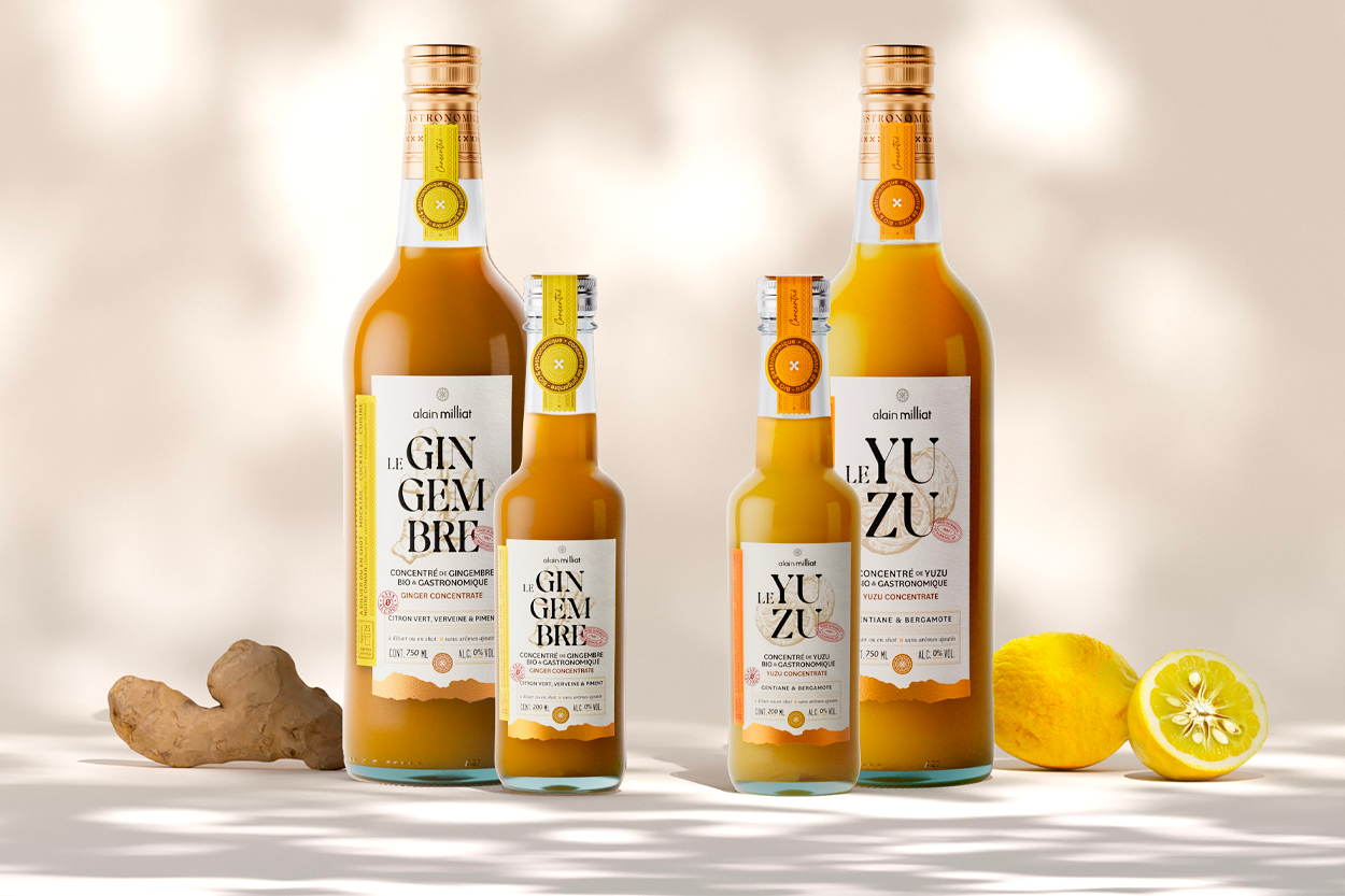 La Maison Alain Milliat dévoile ses nouveaux Concentrés : Le Gingembre ...
