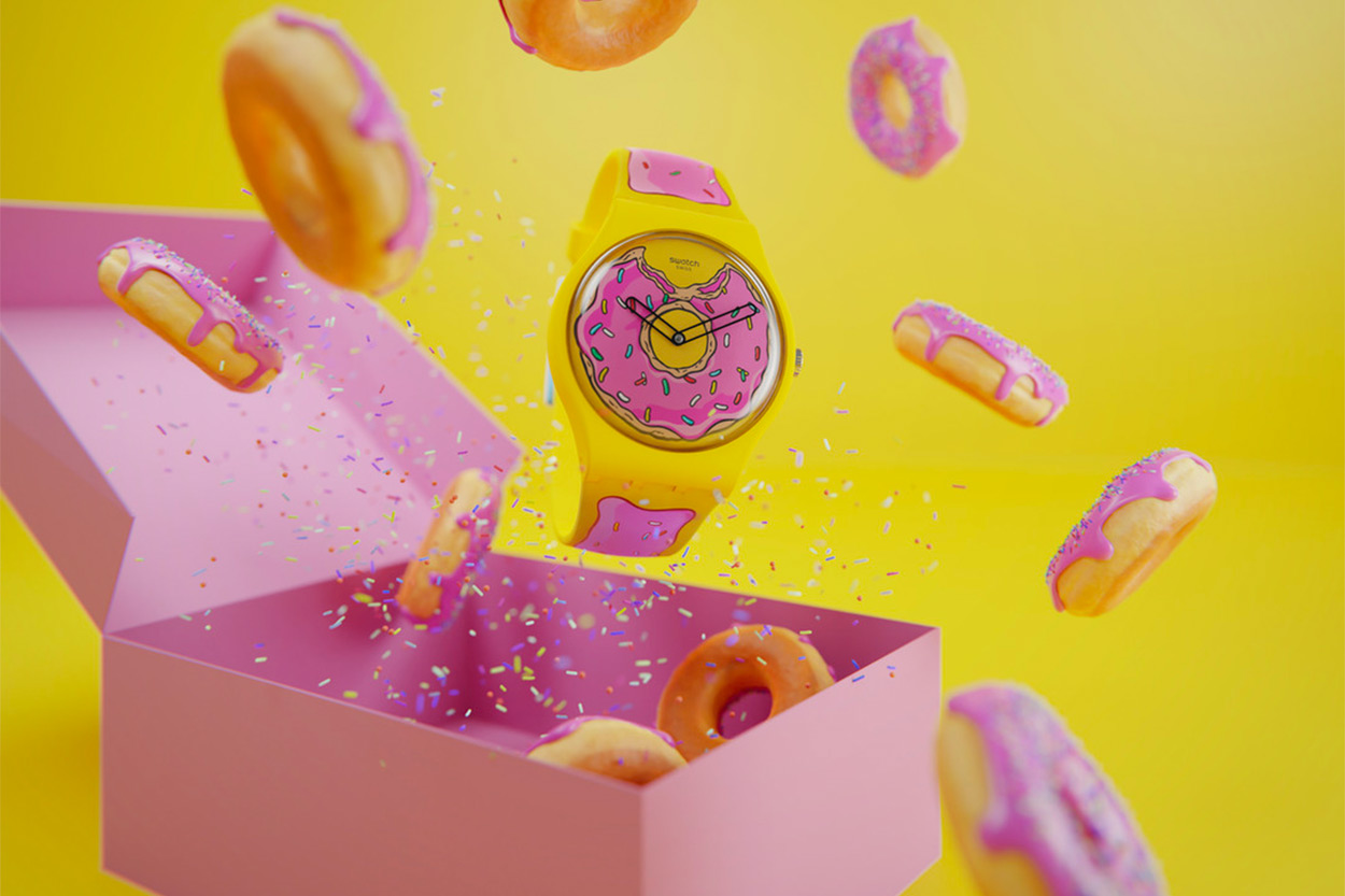 Swatch et The Simpsons lancent leur collaboration sur le thème "Seconds ...